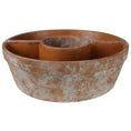Tresco Rustic Half Round Planter, Cement Set Of 2 By HomArt – Modish Store