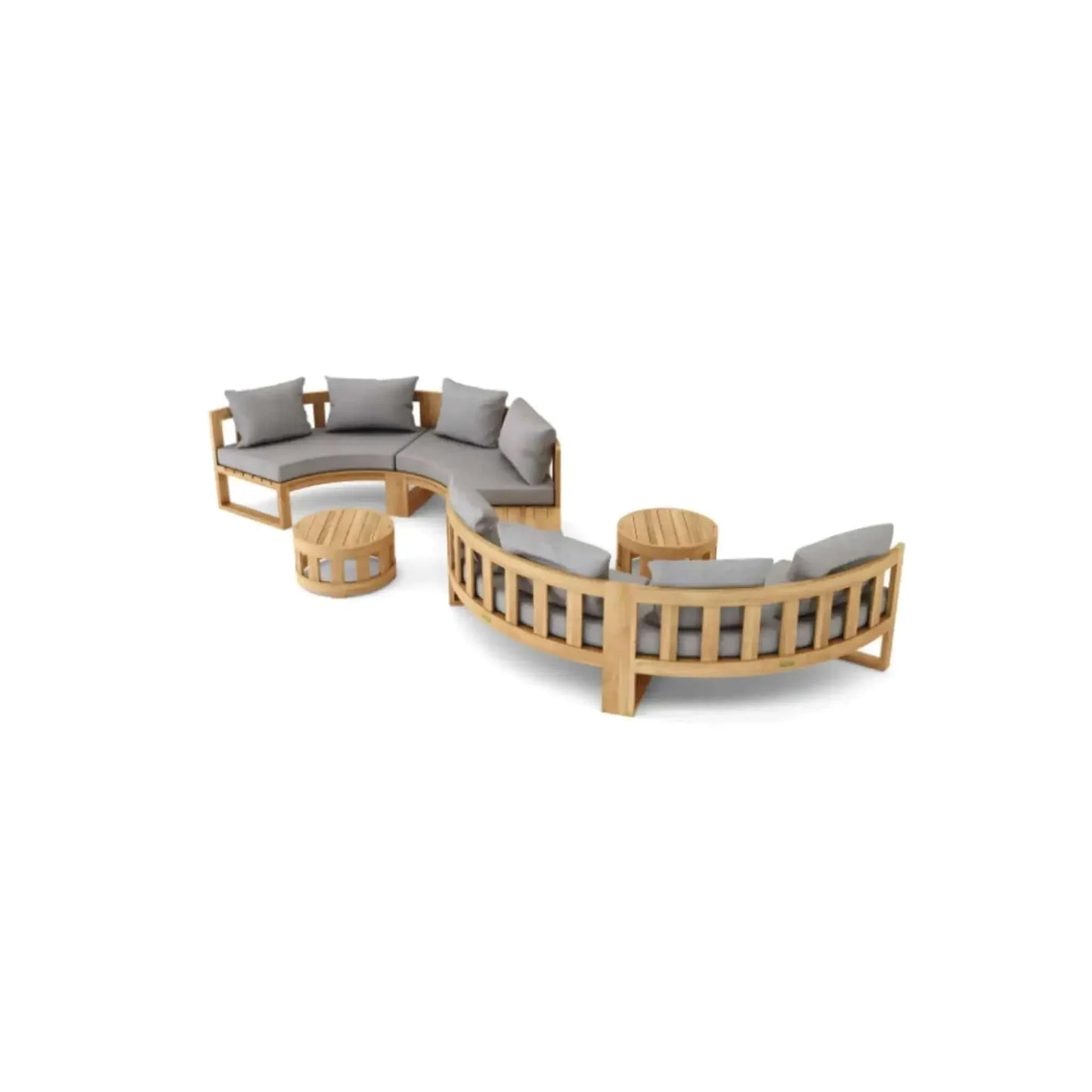 Circular Modular Deep Seating Set - SET-813 By Anderson Teak – Modish Store