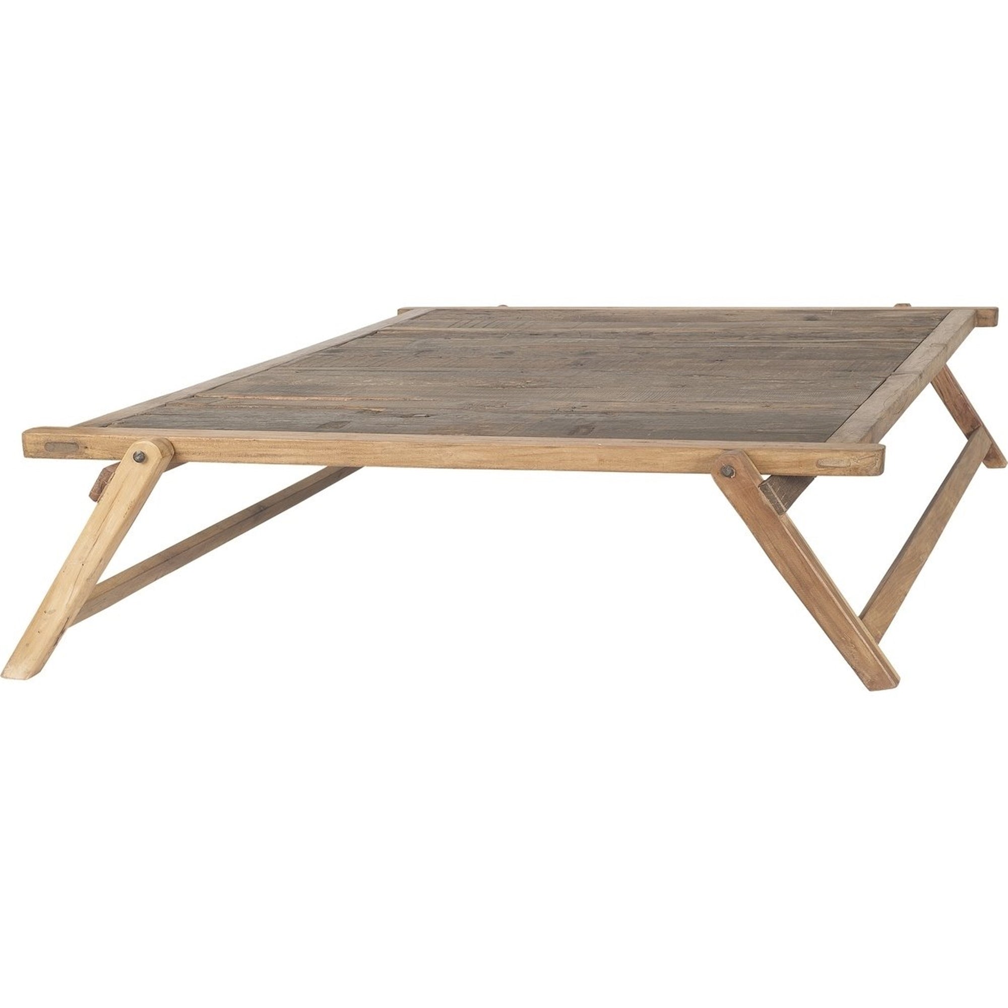 Tioga Folding Coffee Table, Square By HomArt – Modish Store