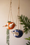 Set Of Two Hanging Ceramic Swimmers Planters - One Each By Kalalou ...