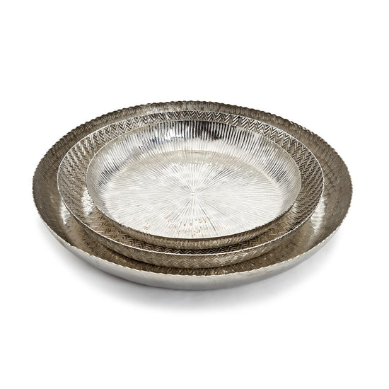Hammered Tray Set Of 6 By Tozai Home – Modish Store