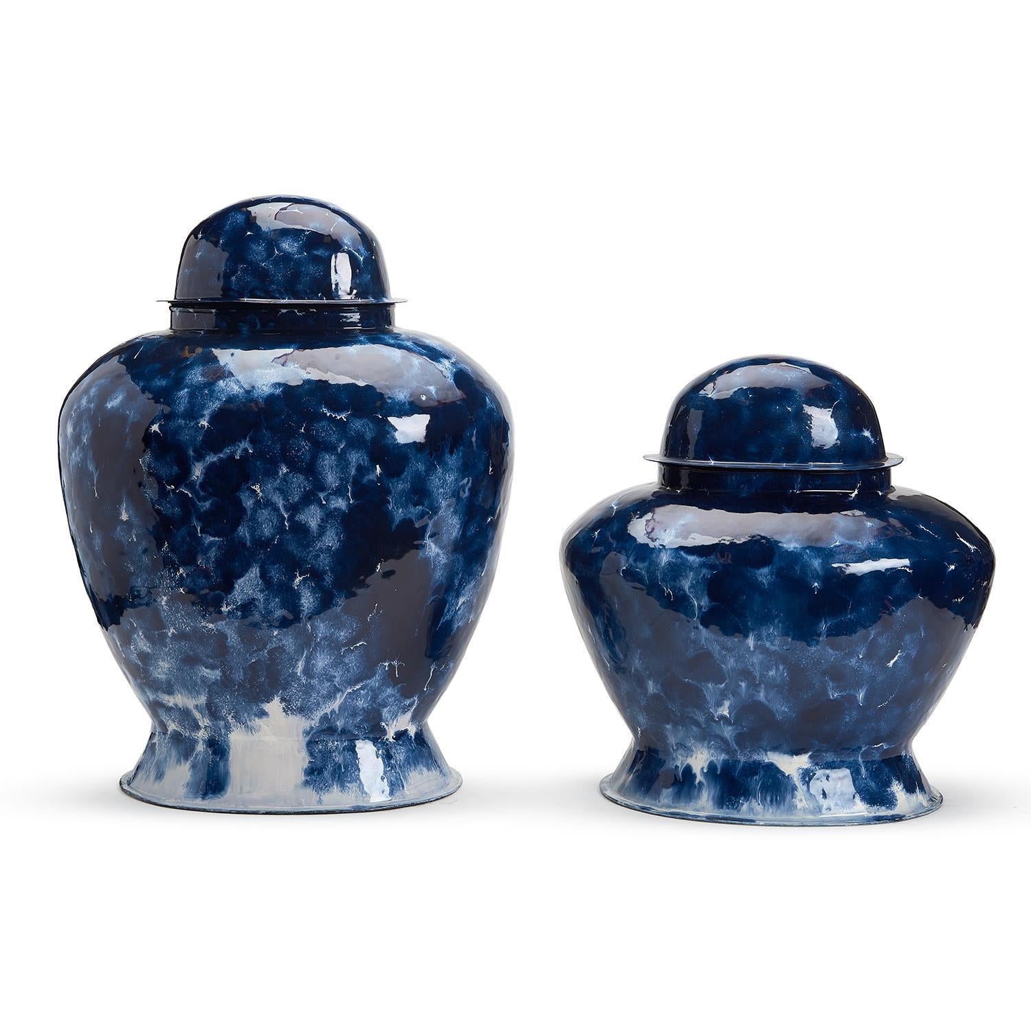 Vase with Lid Set Of 2 By Tozai Home – Modish Store