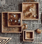 Birch Shaped Trays - Square - Set Of 5 – Modish Store