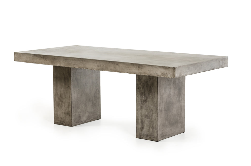Dark Gray Concrete Dining Table By Homeroots – Modish Store