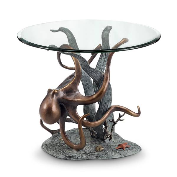 Octopus and Seagrass End Table By SPI Home - 21.5in Height – Modish Store