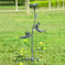 Rowdy Rabbit Pair and Flower Birdfeeder With Stake By SPI Home - 44in ...