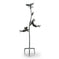 Rowdy Rabbit Pair and Flower Birdfeeder With Stake By SPI Home - 44in ...