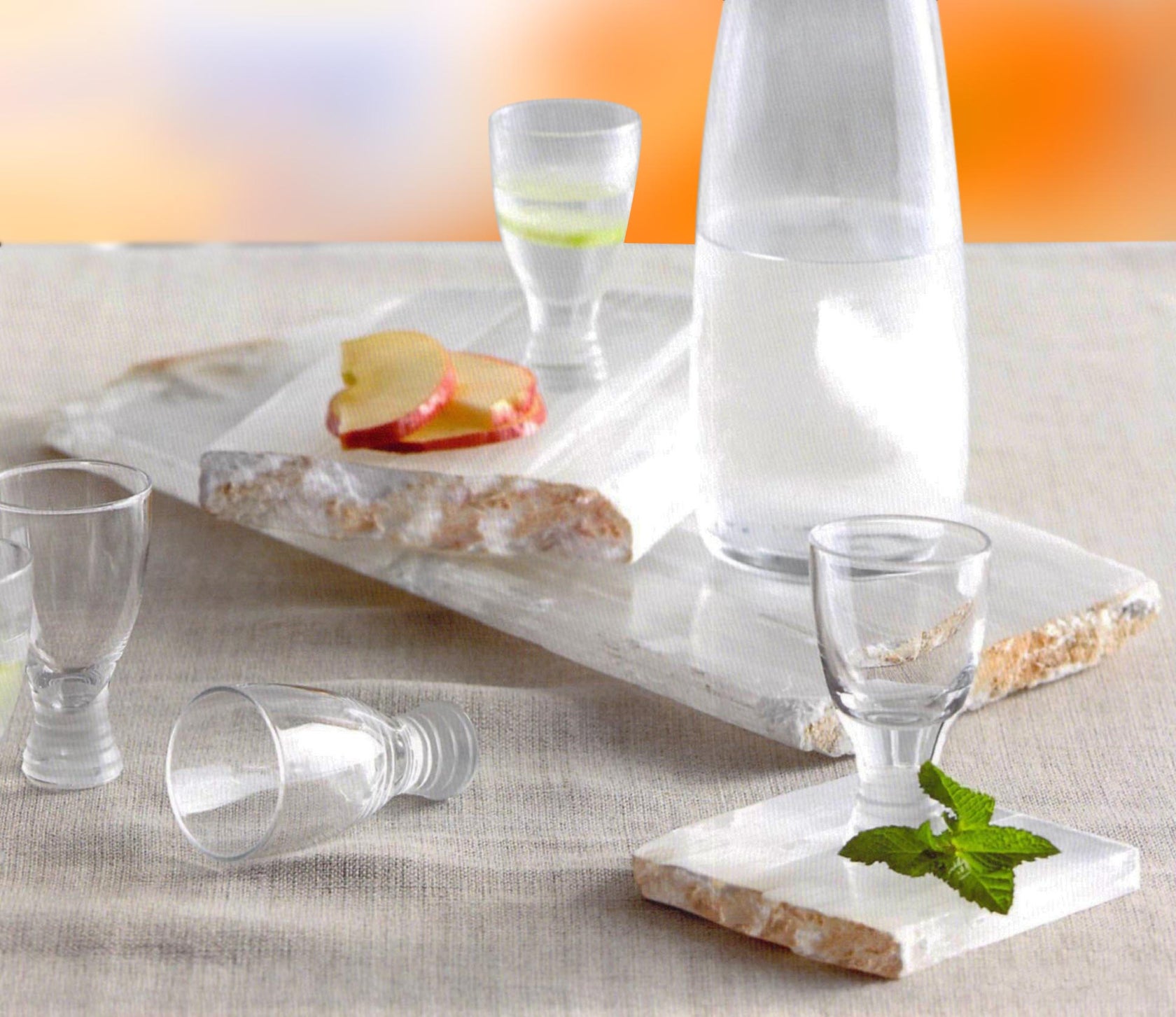 Selenite Collection - Coasters - Serving Slab – Modish Store