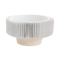 Grayton Compote By Accent Decor - 2 Sizes - White - Ceramic - 51090 ...
