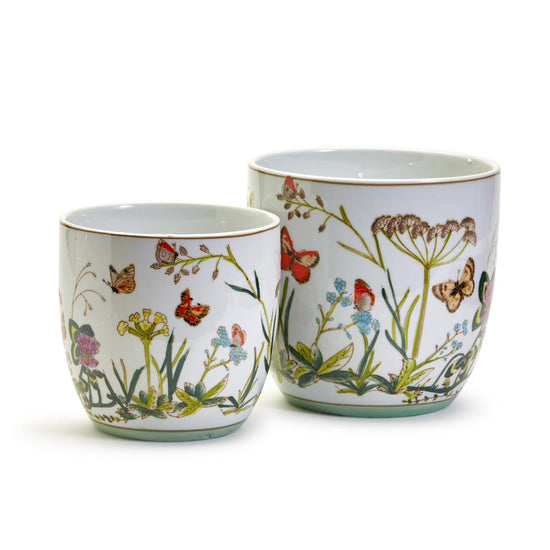 Butterfly Garden Cachepot / Planter Set Of 4 By Two's Company – Modish ...