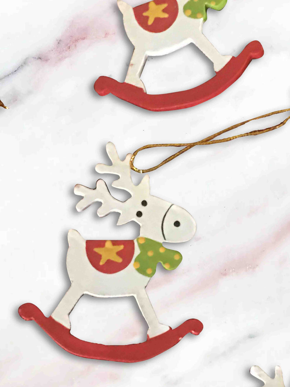 Rocking Reindeer-Set of 5 ornaments- By Artisan Living-ALX105 – Modish ...
