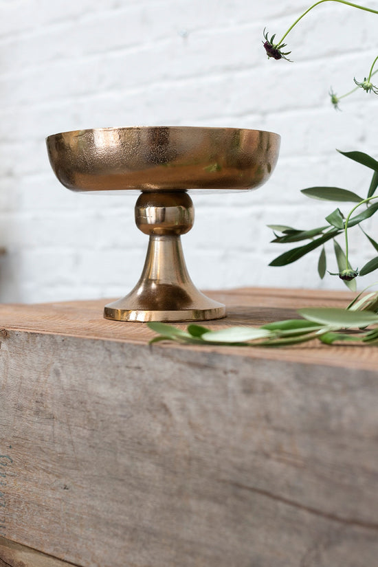 Vienna Compote Set Of 2 By Accent Decor - 2 Sizes - Silver - Metal ...