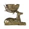 Buck Bowl And Floral Arrangements By Accent Decor - Yellow - Metal ...
