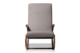 Baxton Studio Kaira Modern and Contemporary Gray Fabric Upholstered and ...
