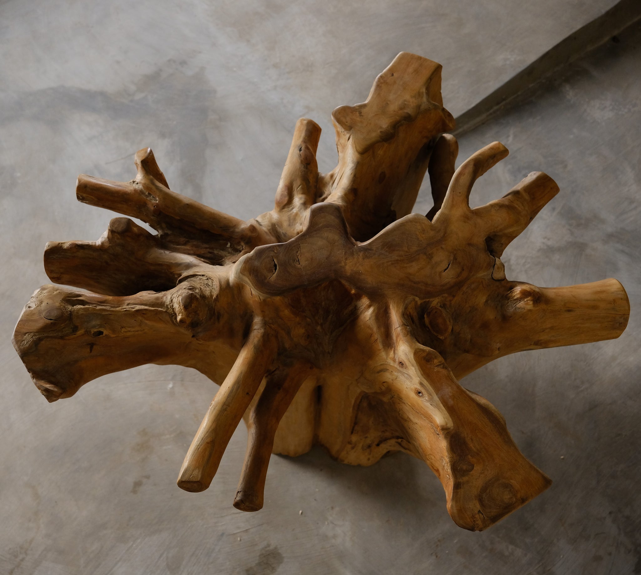 Garden Age Supply Habini Teak Root Dining Table - No glass top – Modish ...