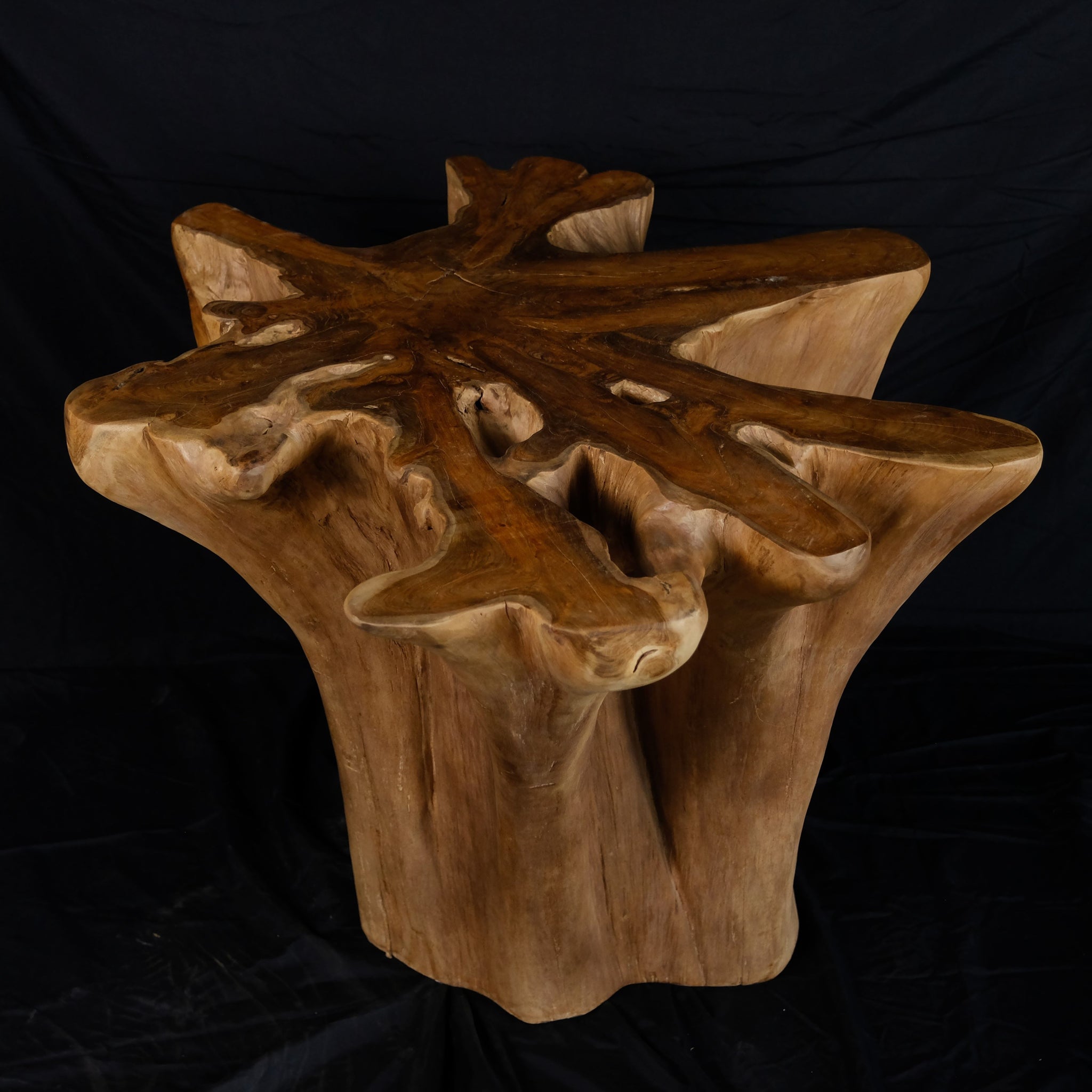 Garden Age Supply Habini Teak Root Dining Table - No glass top – Modish ...