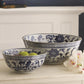 Blue & White Lotus Flower Bowl Set Of 4 By Tozai Home – Modish Store
