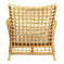 Bahama Rattan Occasional arm chair - Natural/Black by Jeffan – Modish Store