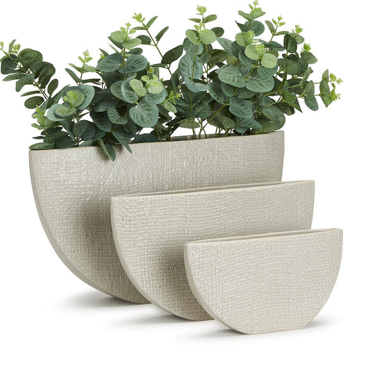 Ellipse Vase Set Of 3 By Tozai Home – Modish Store