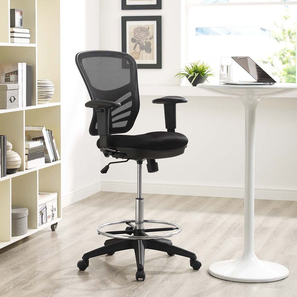 Modway Articulate Drafting Chair - Black - EEI-2289 - Black – Modish Store