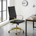 Modway Jive Gold Stainless Steel Highback Office Chair - EEI-3417 ...