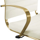Modway Jive Gold Stainless Steel Midback Office Chair - EEI-3418 ...