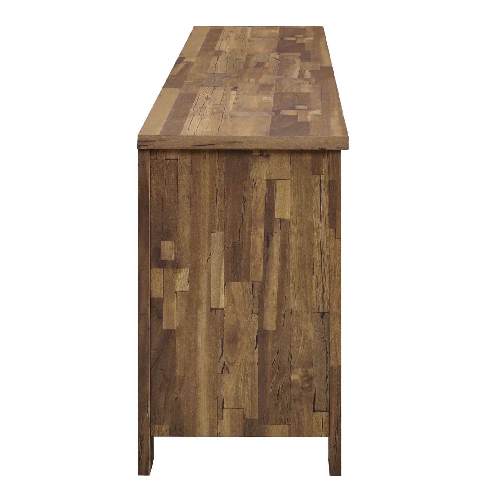 Modway Cheshire 70" Rustic Sliding Door Buffet Table Sideboard - EEI ...