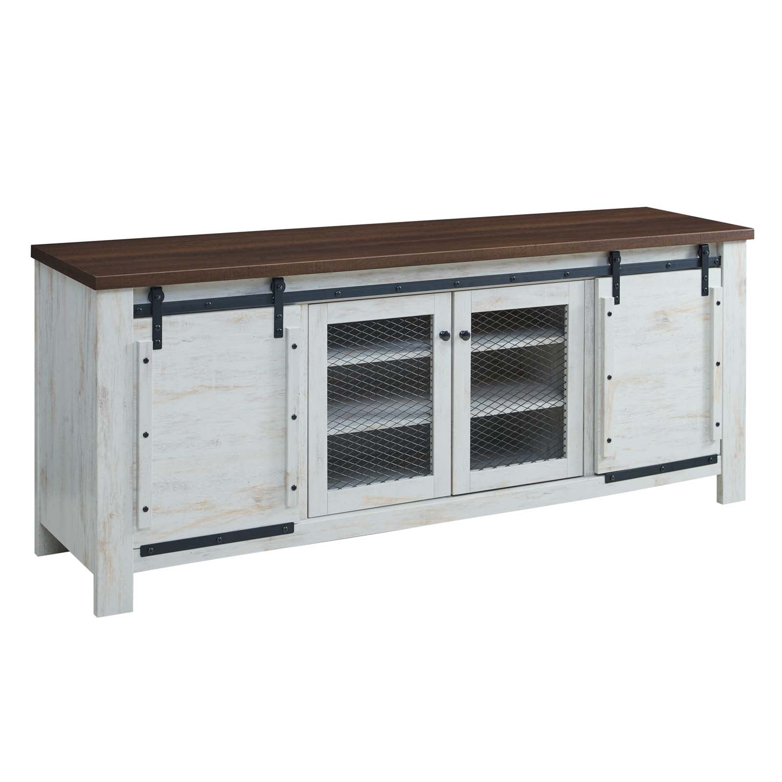 Modway Bennington 70" Rustic Sliding Door Buffet Table Sideboard - EEI ...