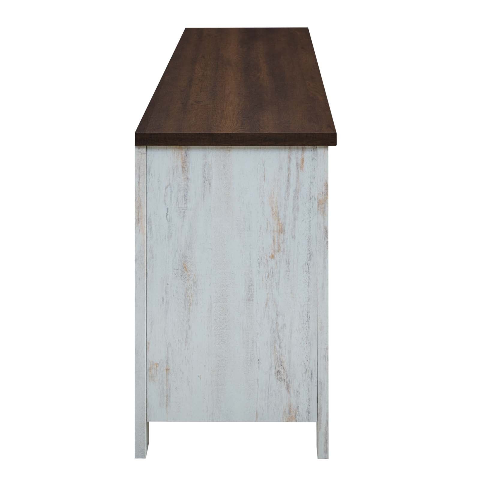 Modway Bennington 70" Rustic Sliding Door Buffet Table Sideboard - EEI ...