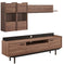 Modway Visionary 2 Piece Entertainment Center - EEI-3730 - Walnut Black ...
