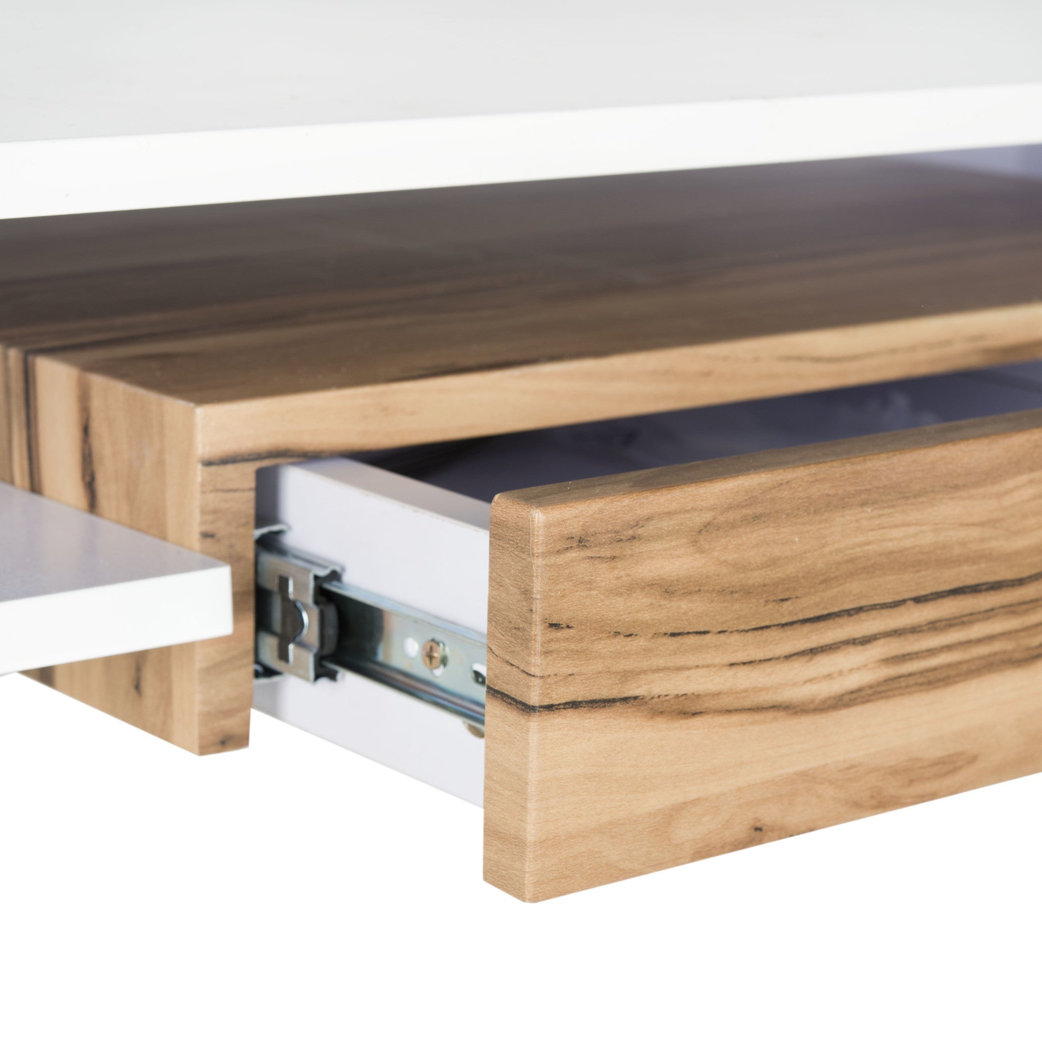 Safavieh Metropolitan Computer Desk - Silver, White, Chrome – Modish Store