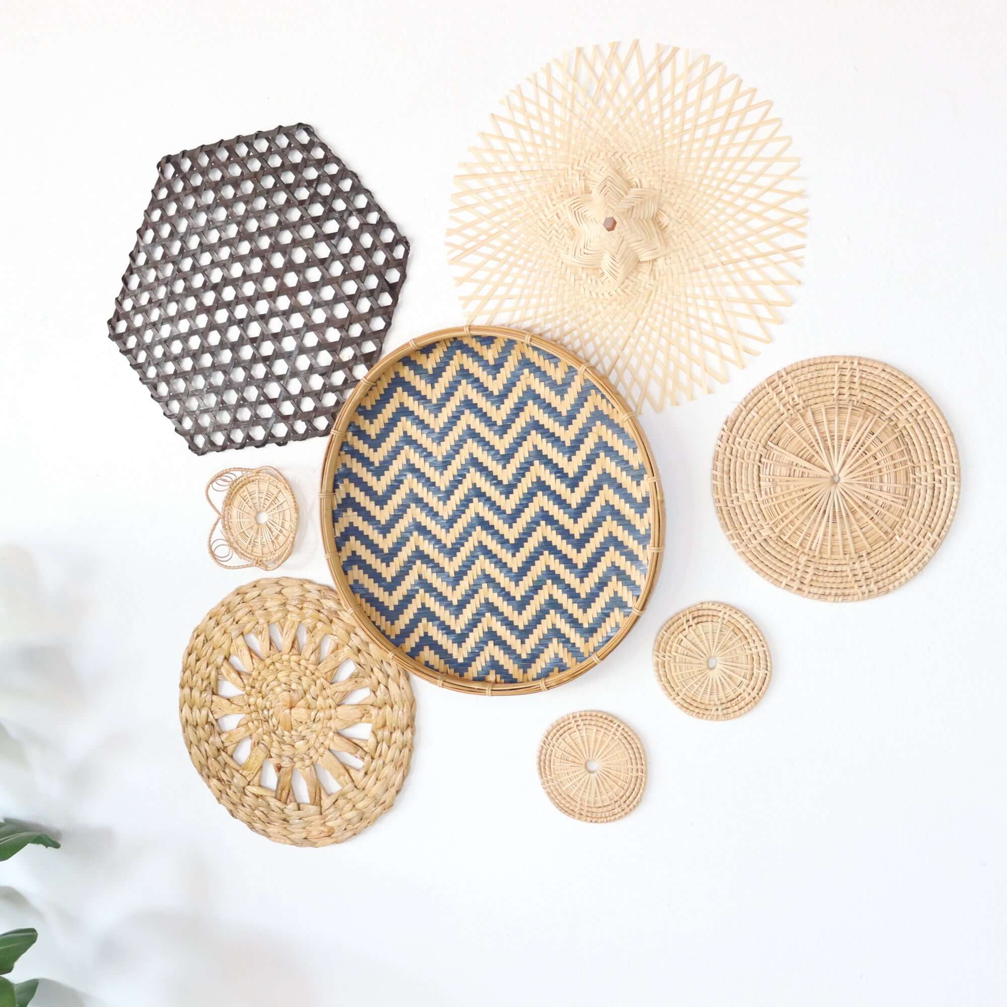 La Na - Wall Hanging Art DeCor Set Of 8 By Thaihome – Modish Store
