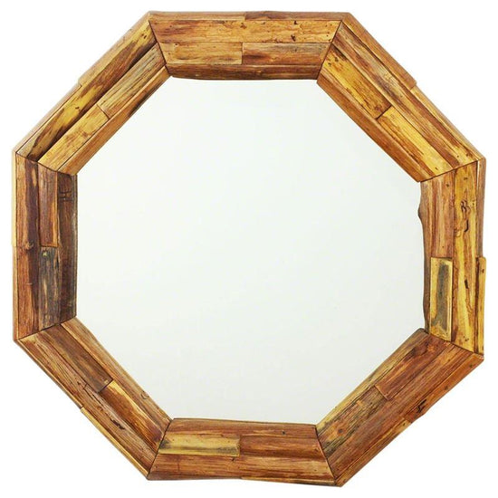 Haussmann Mirror Ne Teak Octagon Branch 34" Dia - Tung Oil – Modish Store