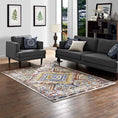 Modway Florita Distressed Southwestern Aztec 8x10 Area Rug - R-1120-810 ...