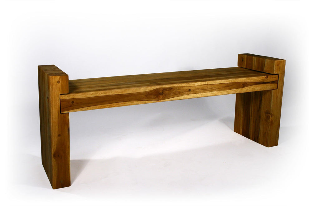 Strata Furniture Teak Block Bench – Modish Store
