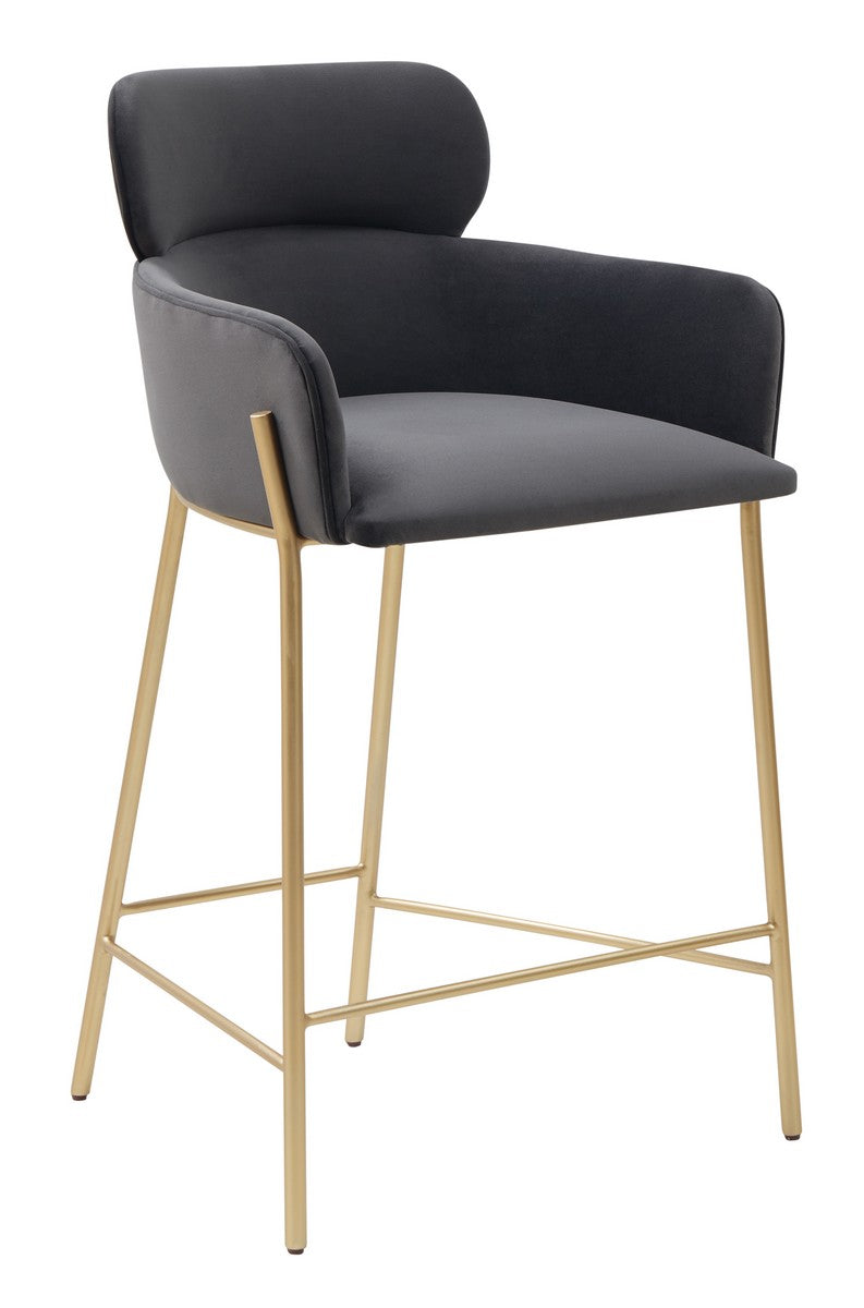 Safavieh Charlize Velvet Counter Stool – Modish Store
