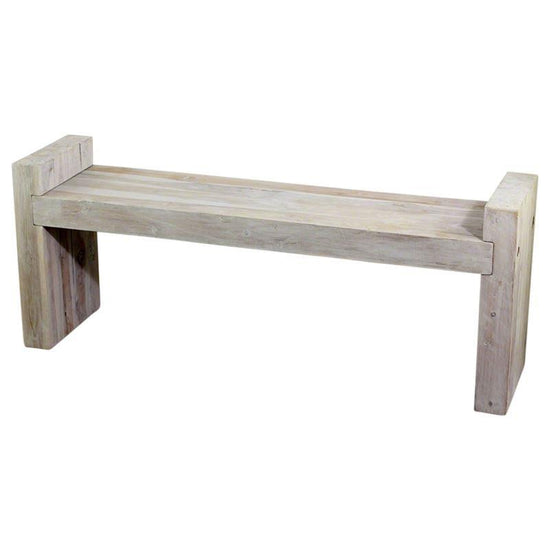 Haussmann Teak Block Bench 48" KD Agate Grey Oil – Modish Store