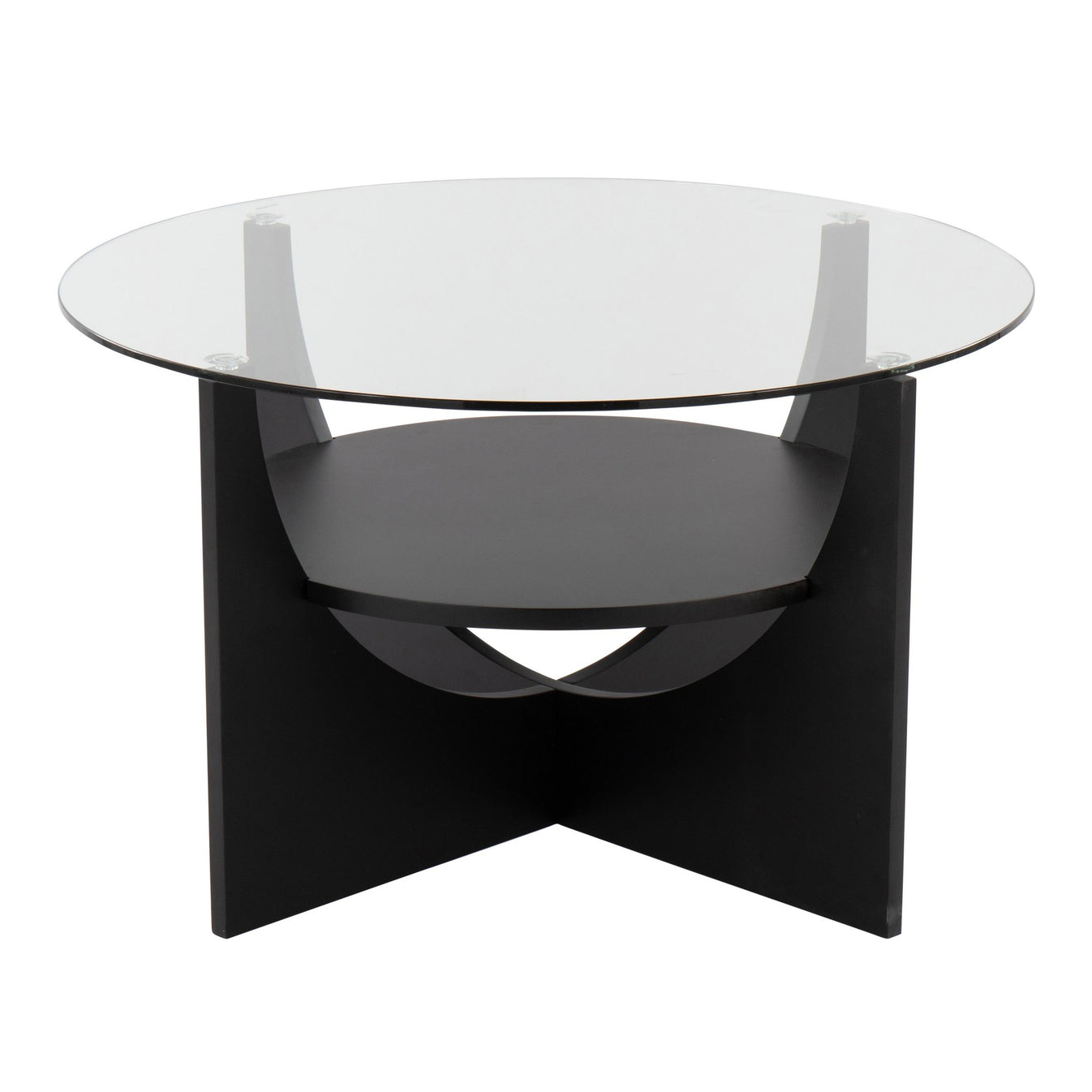 U-Shaped Coffee Table Transparent By LumiSource – Modish Store