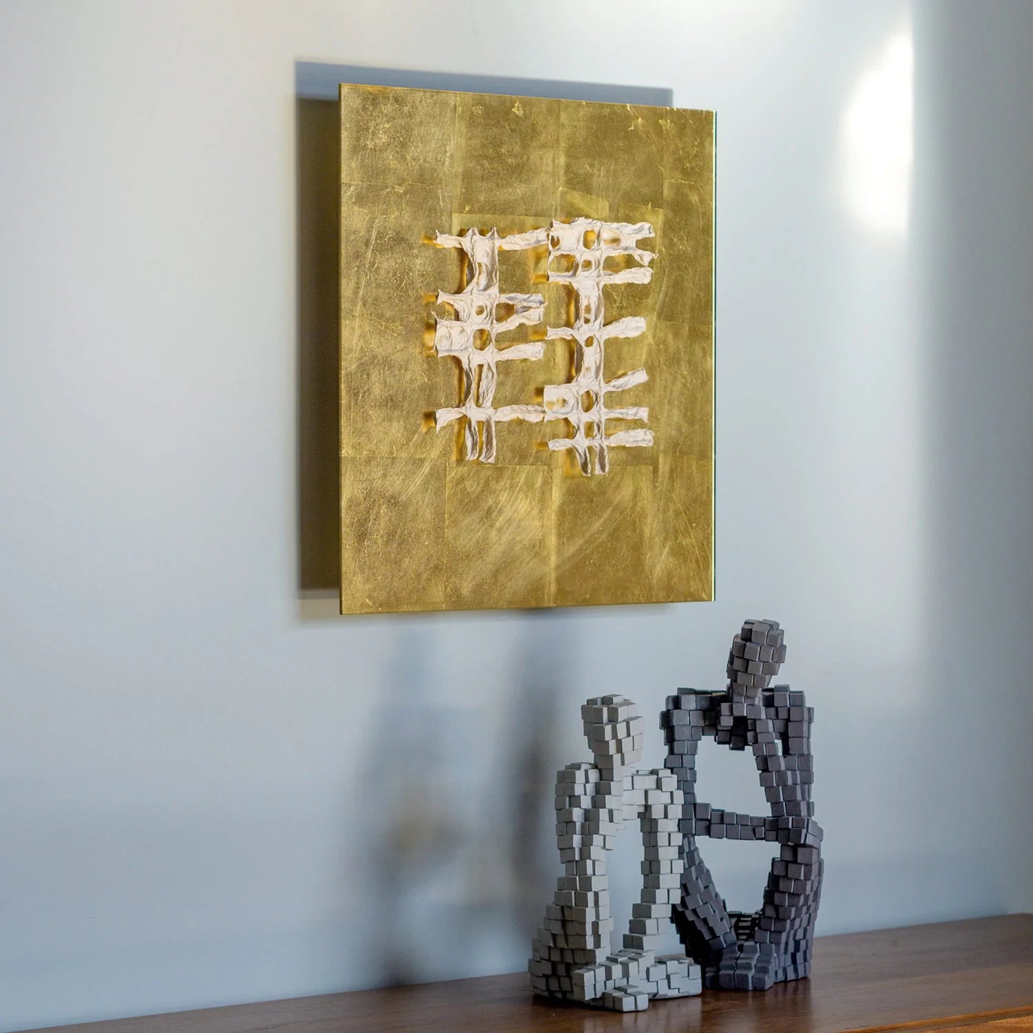 Floating Gold 18"Sq Wall Art By Gold Leaf Design Group – Modish Store