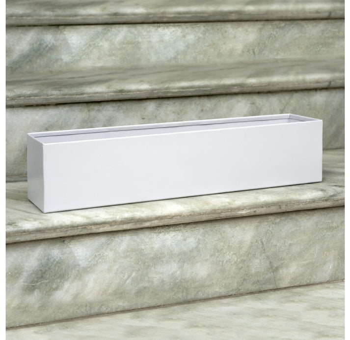 Linear Table Vase, Matte White by Gold Leaf Design Group – Modish Store