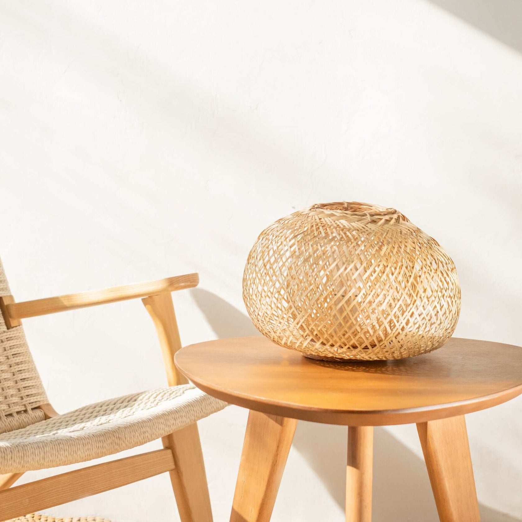 Na Wa - Bamboo Boho Table Lamp By Thaihome – Modish Store