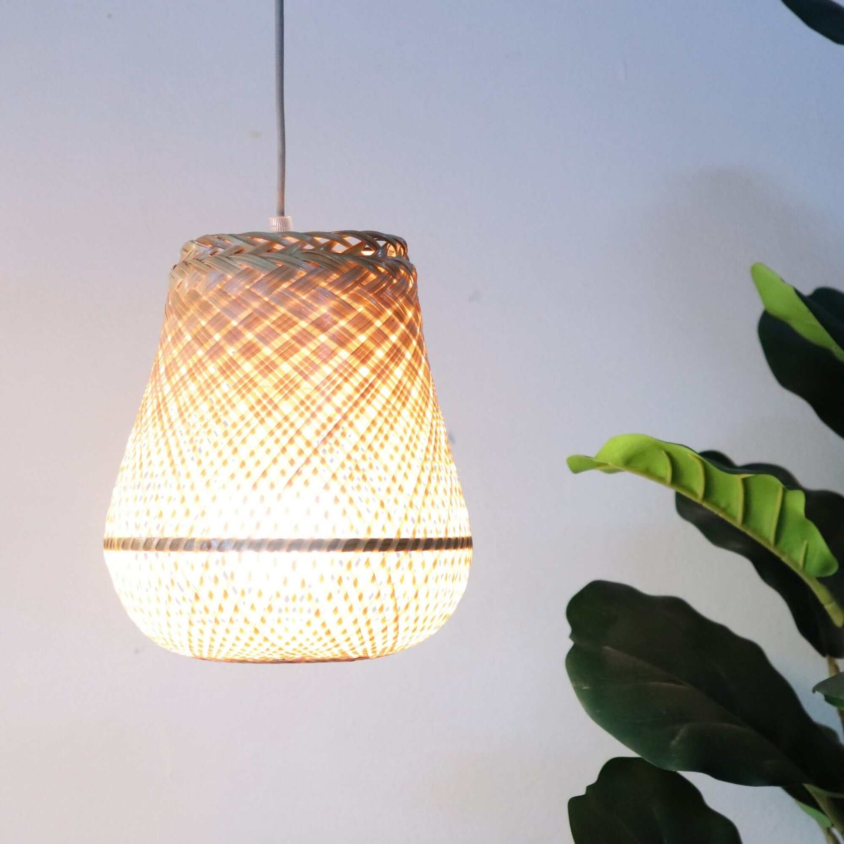 Nat - Bamboo Pendant Light (7 X 7.5 Inch) By Thaihome – Modish Store