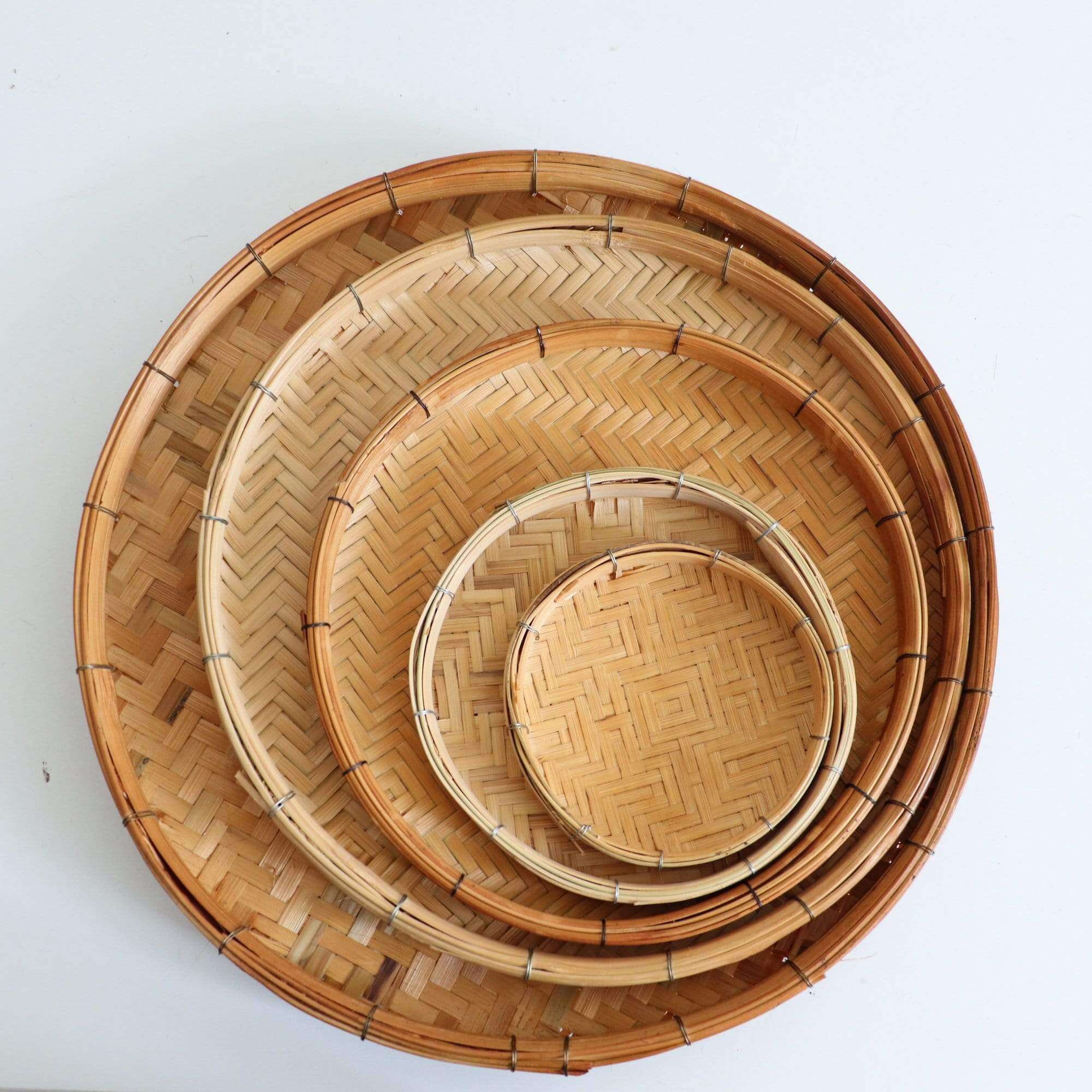 Nara - Bamboo Wall Hanging Art Decor Set Of 5 By Thaihome – Modish Store